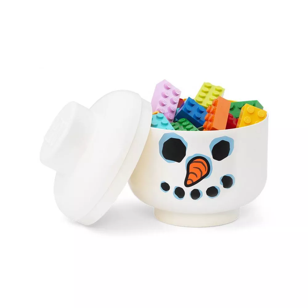 LEGO® ΚΟΥΤΙ ΑΠΟΘΗΚΕΥΣΗΣ MINI ΚΕΦΑΛΙ SNOWMAN - 40330817 | Filinda ...