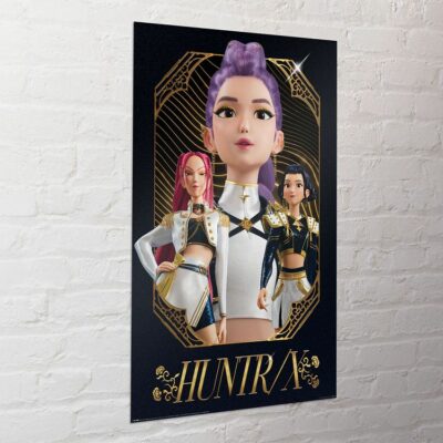 (HUNTR/X GOLDEN) Maxi Poster K-POP DEMON HUNTERS | Filinda Marketplace